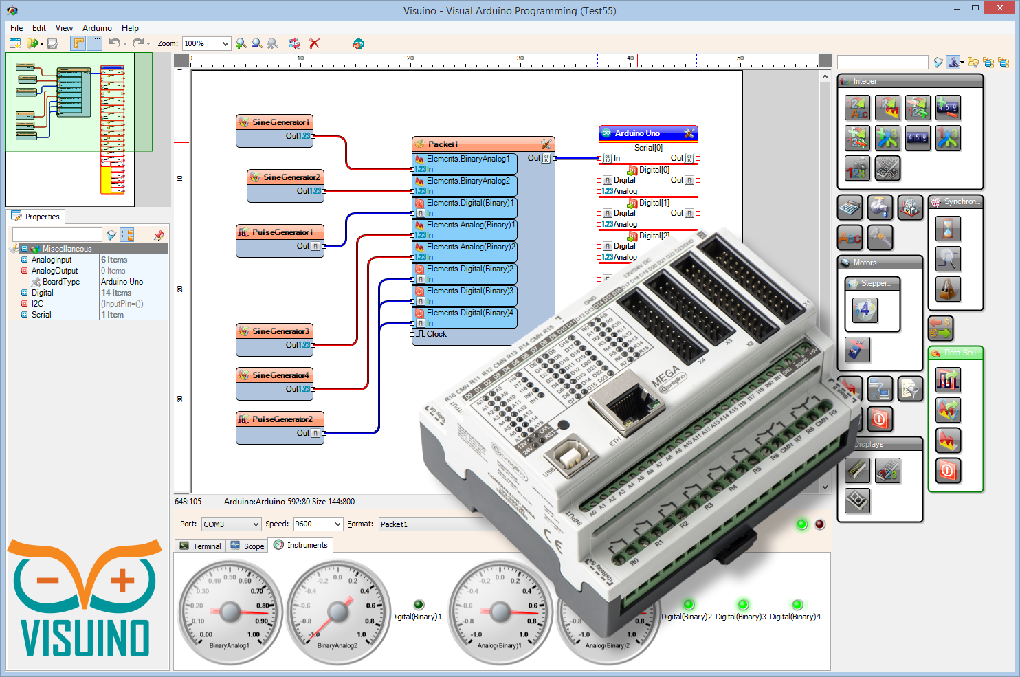 New Visual Arduino Programming Tool Page 3